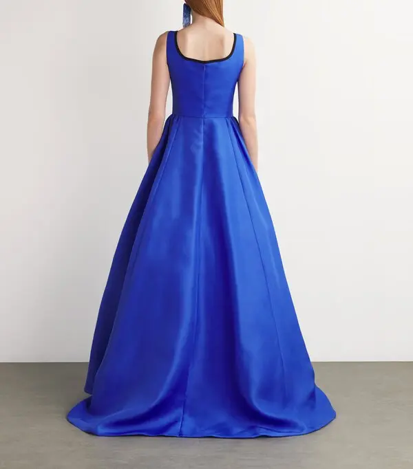 Carolina Herrera Silk Sleeveless Gown