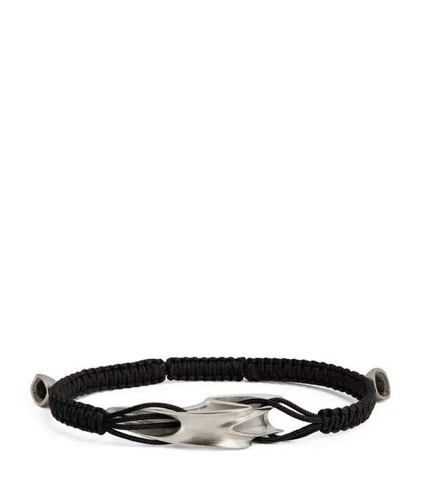 Tateossian X Zaha Hadid Tyne Macramé Bracelet - Black