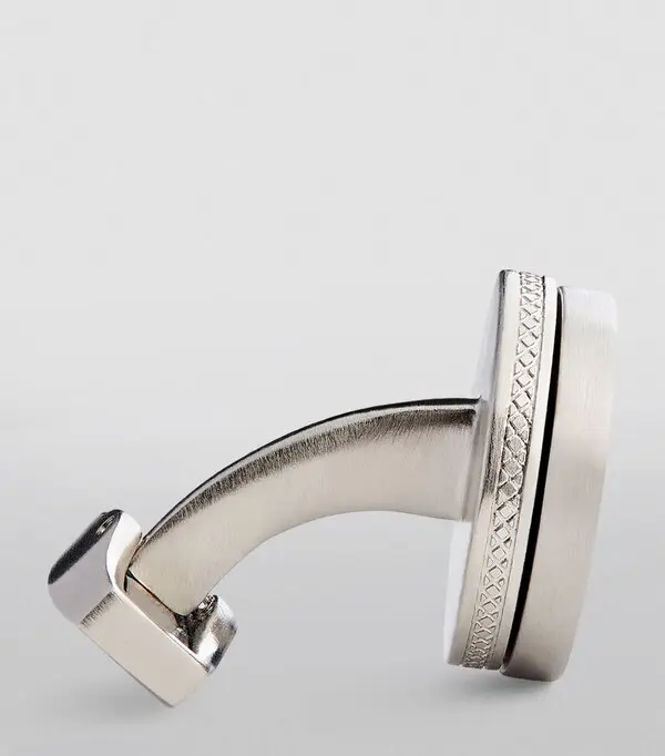 Tateossian Palladium-plated Twist Cufflinks
