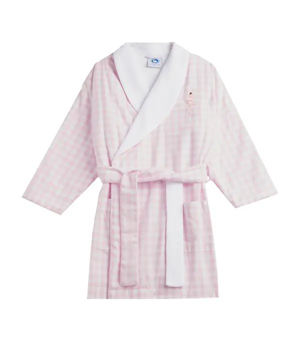 Trotters Check Ballerina Margot Bathrobe