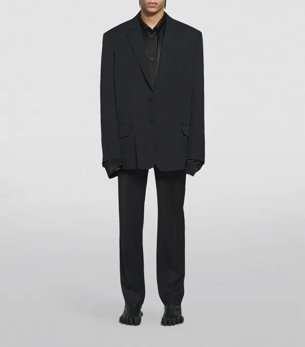 Balenciaga Washed Blazer Jacket