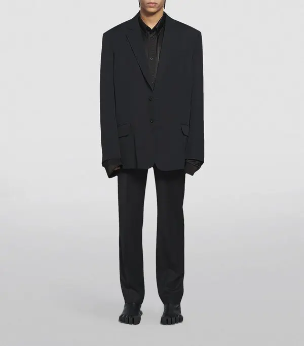 Balenciaga Washed Blazer Jacket
