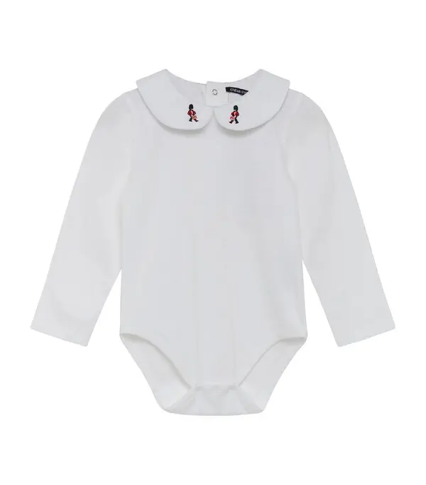 Trotters Embroidered Milo Bodysuit