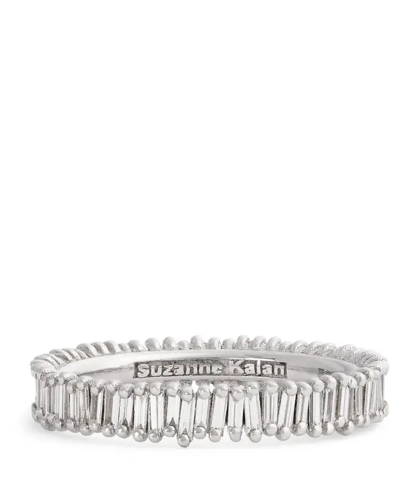 SUZANNE KALAN Gold And Diamond Eternity Ring - White