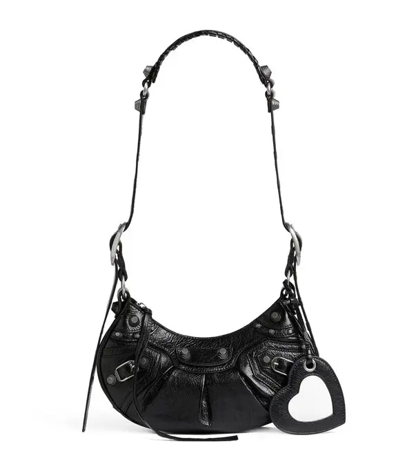 Balenciaga Extra-small Leather Le Cagole Shoulder Bag - Black