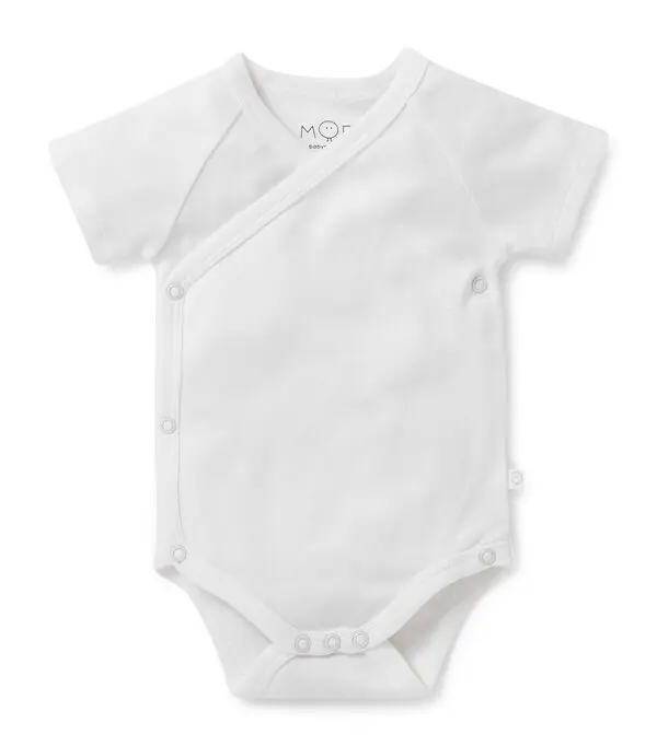 MORI Organic Cotton Kimono Bodysuit