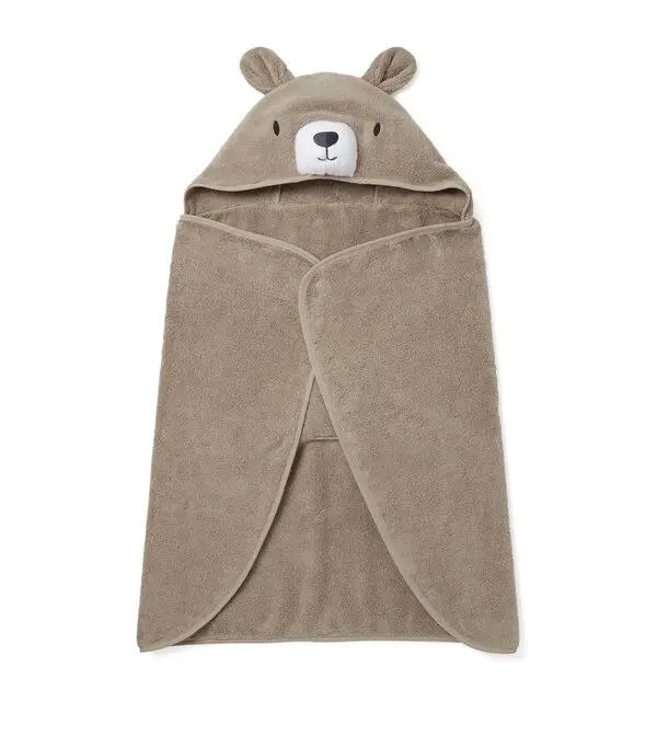 MORI Bear Hooded Towel - Beige