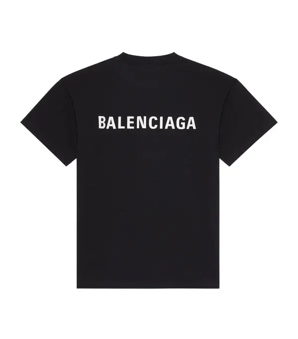BALENCIAGA ロゴ Tシャツ ブラック　新品同様 Balenciaga Logo T-Shirt - Black | Editorialist