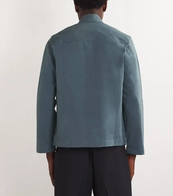 S.S.DALEY Morris Overshirt With Brooch - Blue