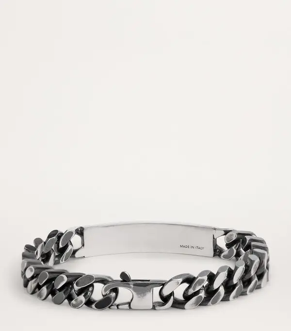 Maison Margiela Numeric Chain Bracelet In Silver - 29% Off