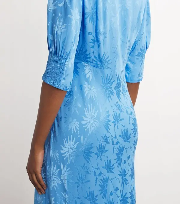Rixo Jacquard Zadie Midi Dress