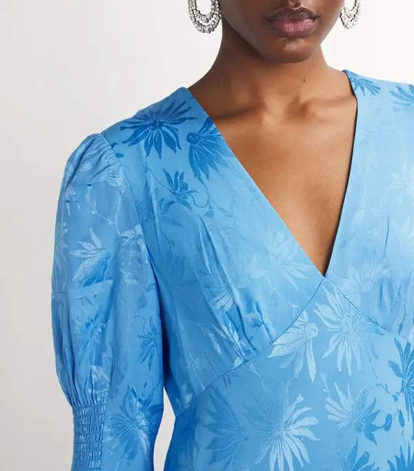 Rixo Jacquard Zadie Midi Dress