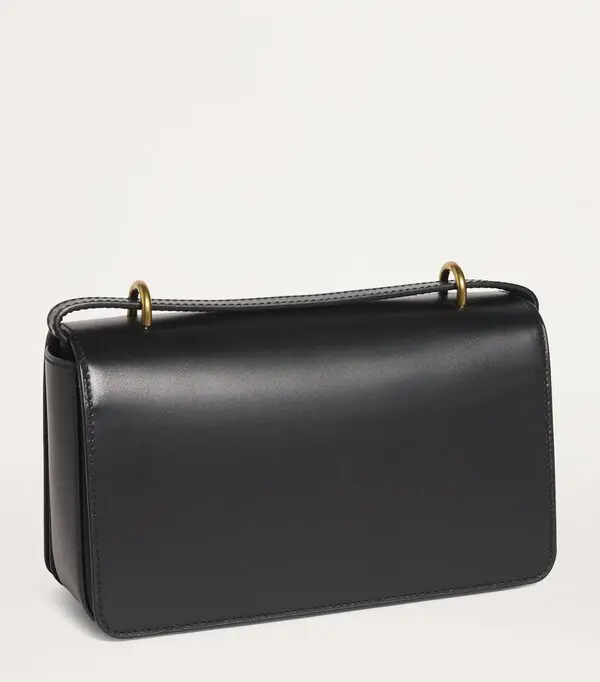By Malene Birger Leather Noval Shoulder Bag - Black
