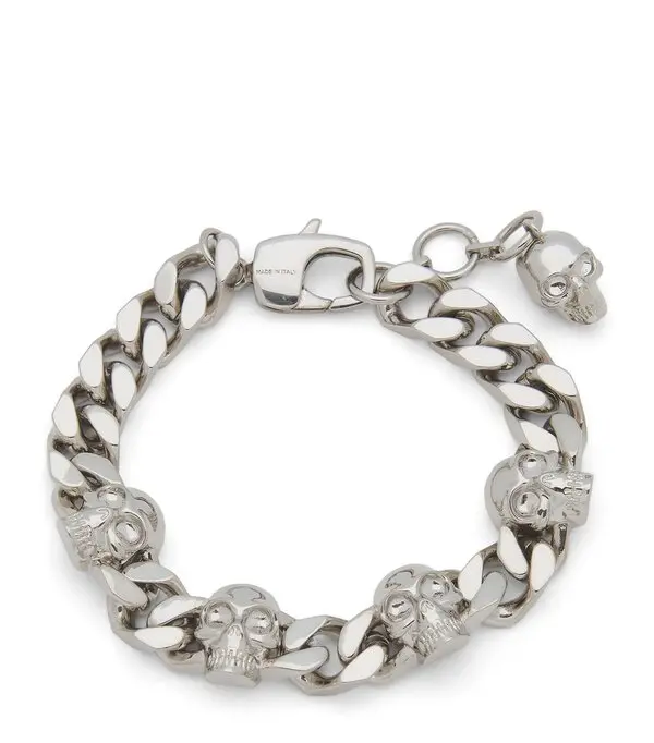 Alexander McQueen Palladium-plated Skull Chain Bracelet - Neutral