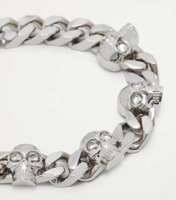 Alexander McQueen Palladium-plated Skull Chain Bracelet - Neutral