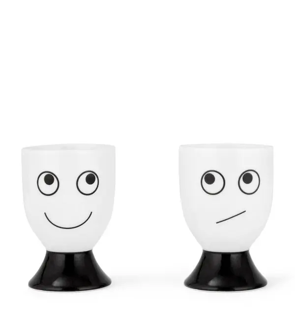ANYA HINDMARCH Eyes Egg Cups - White