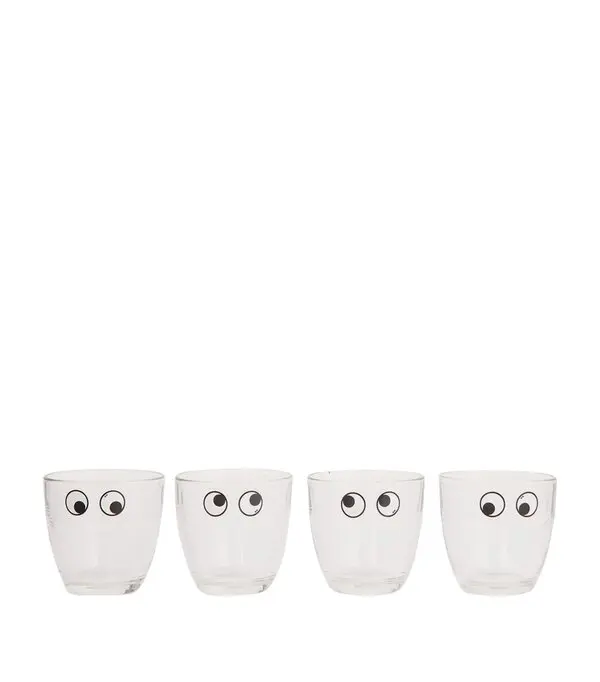 ANYA HINDMARCH Glass Eyes Tumblers - Clear