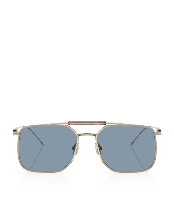 Brunello Cucinelli Titanium Sunglasses - Gold