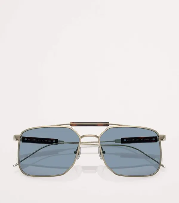 Brunello Cucinelli Titanium Sunglasses
