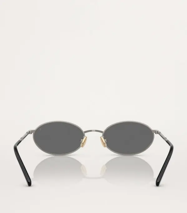 Brunello Cucinelli Oval Sunglasses