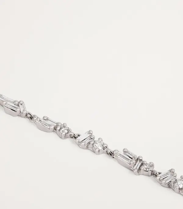 SUZANNE KALAN Gold And Diamond Bracelet - White