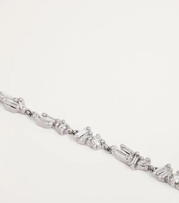 SUZANNE KALAN Gold And Diamond Bracelet - White