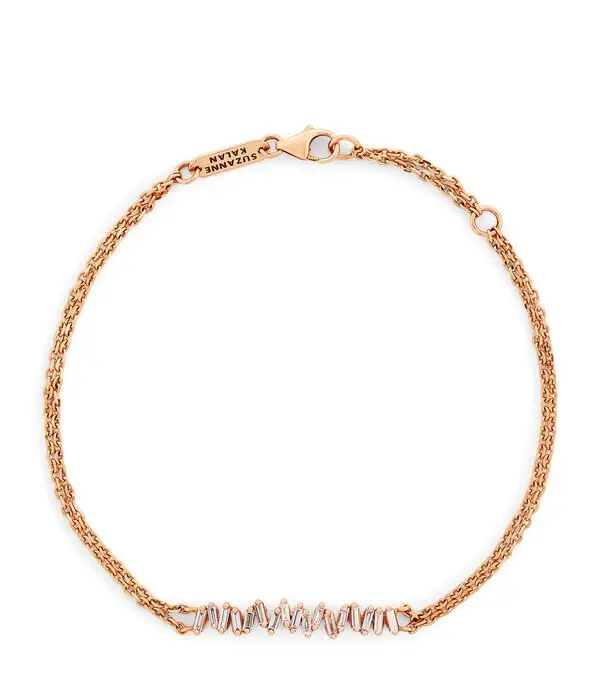 SUZANNE KALAN Classic Bar Bracelet - Rose Gold
