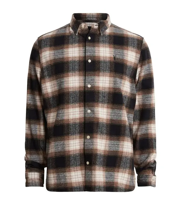ALLSAINTS Cotton Mercy Shirt - Orange