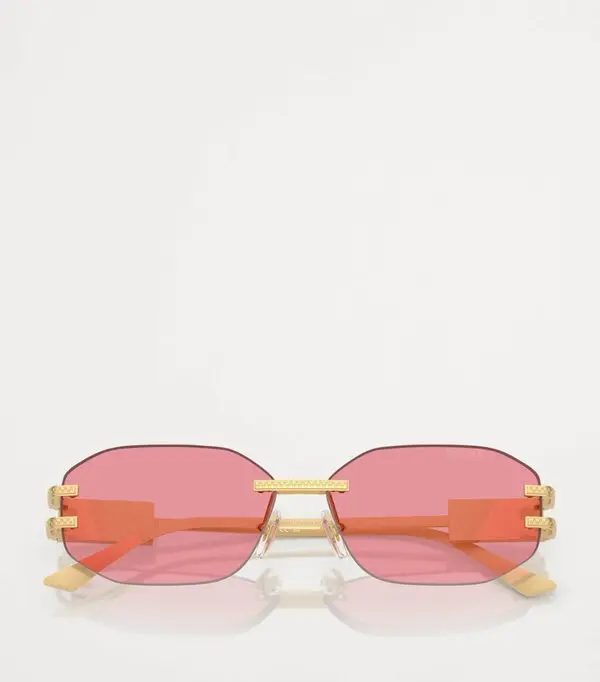 Versace Metal Octagon Sunglasses