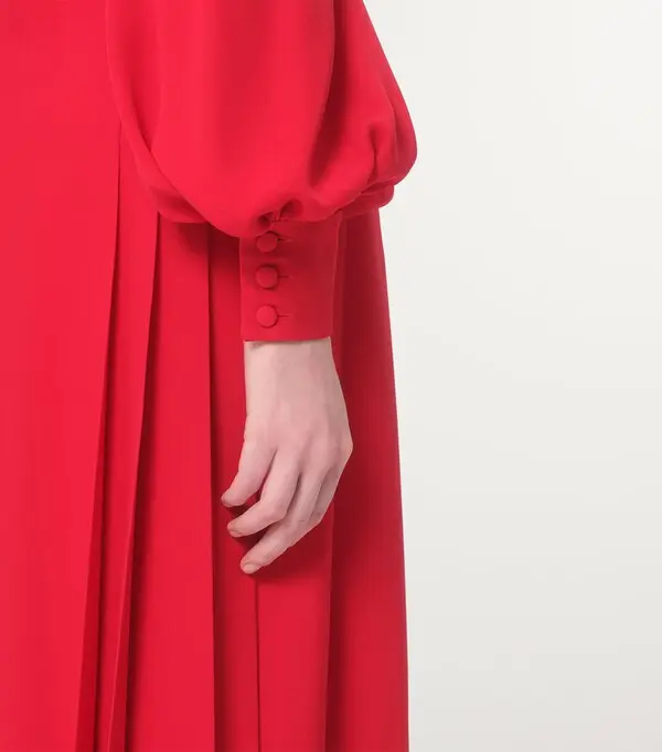 Valentino Garavani Silk Maxi Shirt Dress