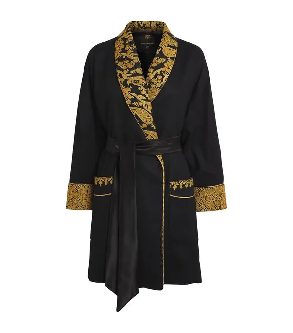 DANIEL HANSON Cashmere Smoking Jacket