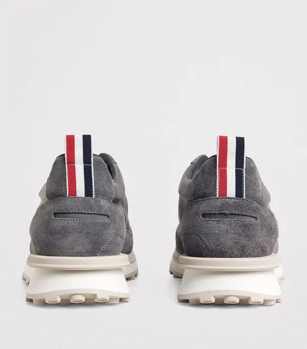 Thom Browne Tech Nylon Alumni Sneakers - Grey