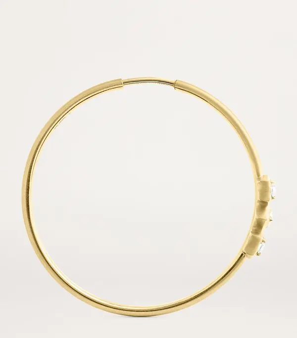 JADE TRAU Maverick Plié Hoop Earrings