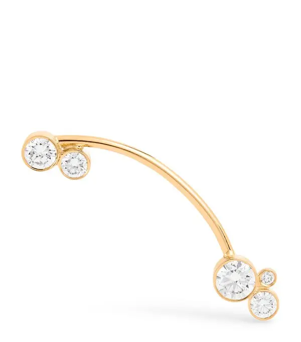 Sophie Bille Brahe Stellari Diamant Single Right Earring - Gold