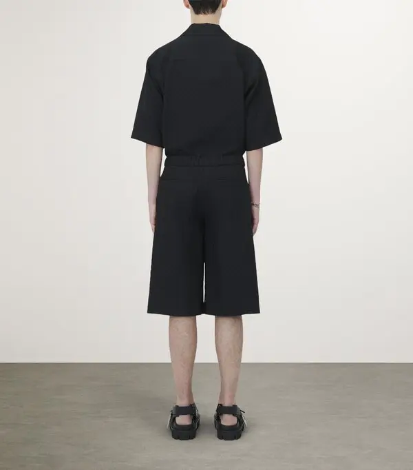 Alexander McQueen Skull-detail Jacquard Shorts