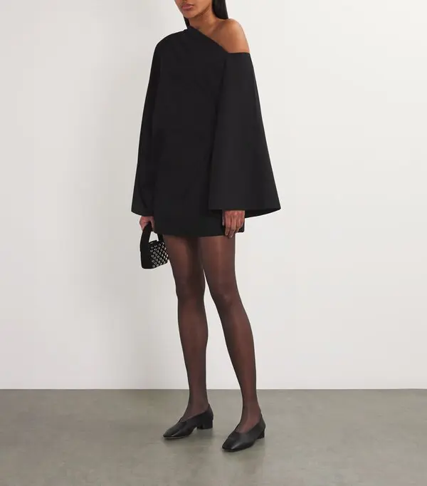 Camilla And Marc Asymmetric Elliot Mini Dress - Black | Editorialist
