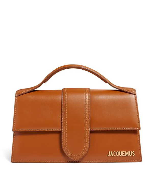Jacquemus Leather Le Grand Bambino Top-handle Bag - Brown