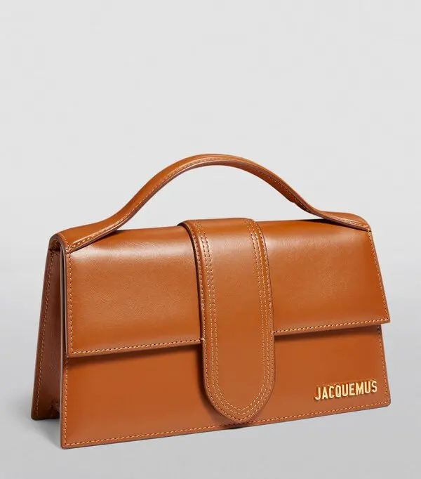 Jacquemus Leather Le Grand Bambino Top-handle Bag - Brown