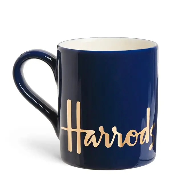 Harrods Logo Mug - Navy