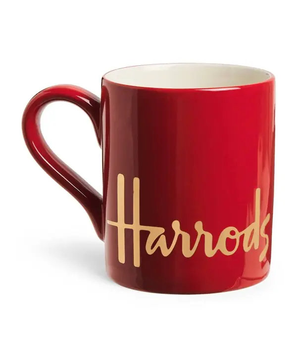 Harrods Logo Mug - Red