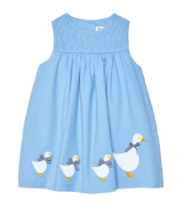 Trotters Cotton Duck Pinafore Dress