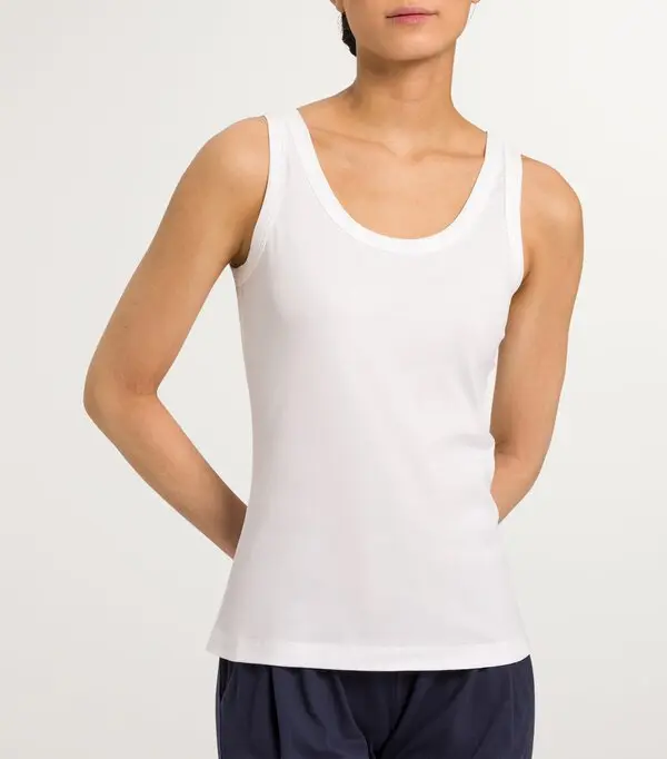 Hanro Cotton-stretch Tank Top - White