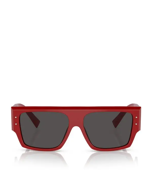 Dolce & Gabbana Full-rim Square Sunglasses - Red