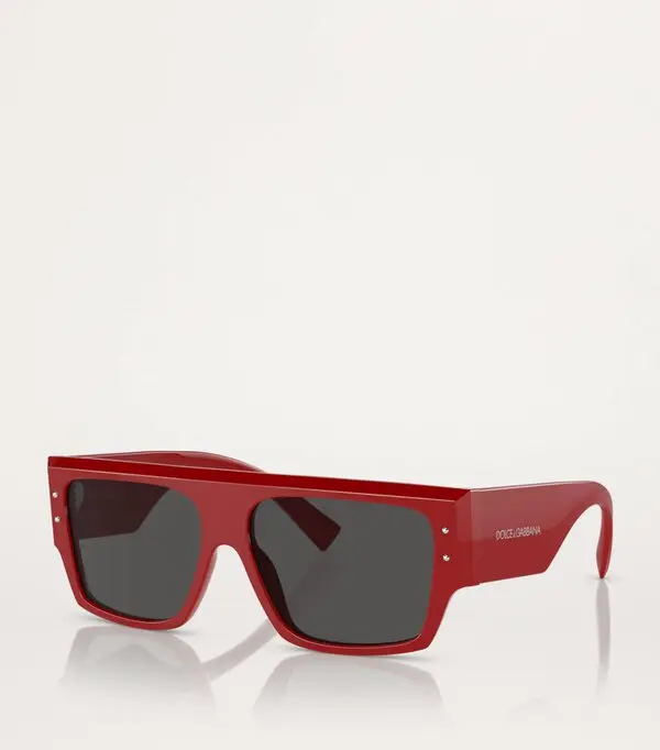 Dolce & Gabbana Full-rim Square Sunglasses - Red