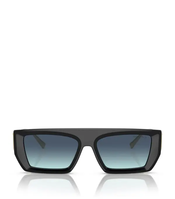 Tiffany & Co. Square Frame Sunglasses - Black