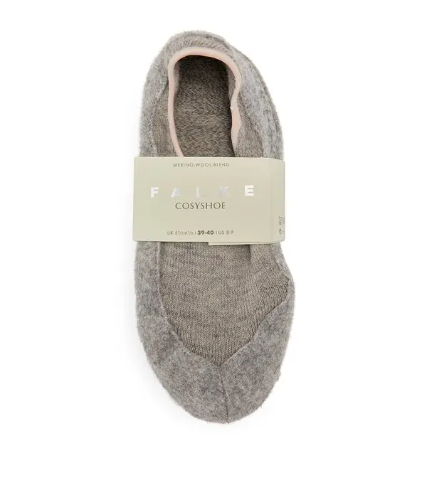 Falke Wool-blend Cosyshoe Slipper Socks - Grey