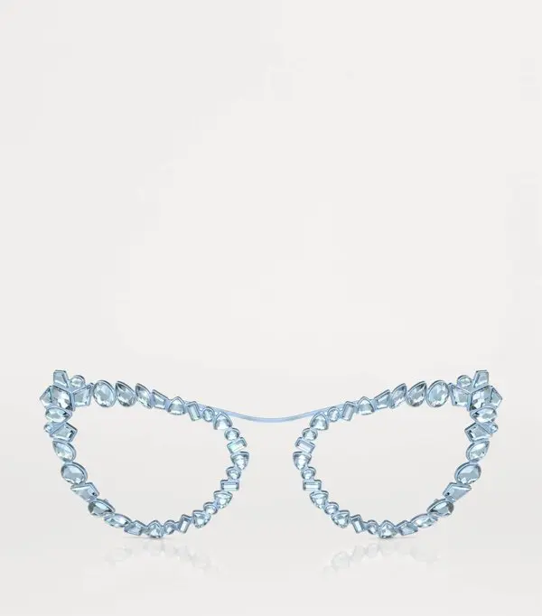 SWAROVSKI Embellished Sk7011 Sunglasses - Blue