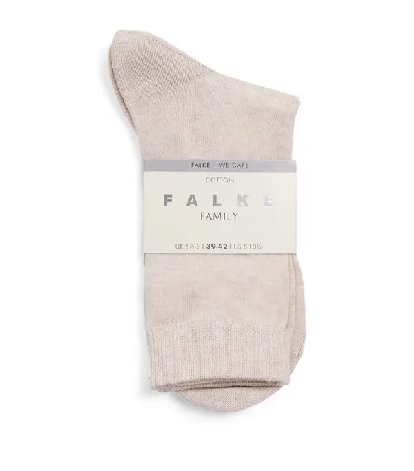 Falke Cotton-blend Family Socks - Beige