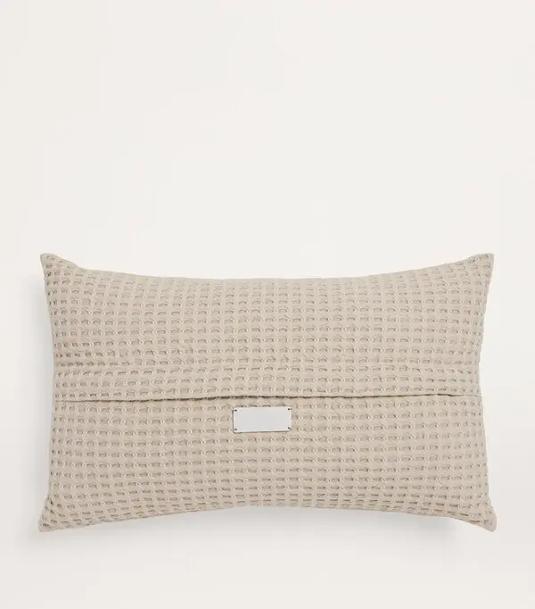PETER REED Textured Checkers Cushion