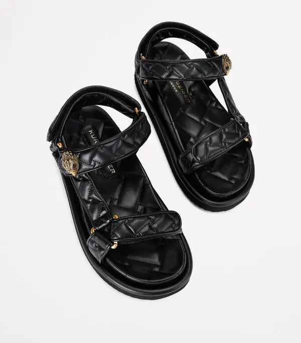 Kurt Geiger Quilted Orson Sandals